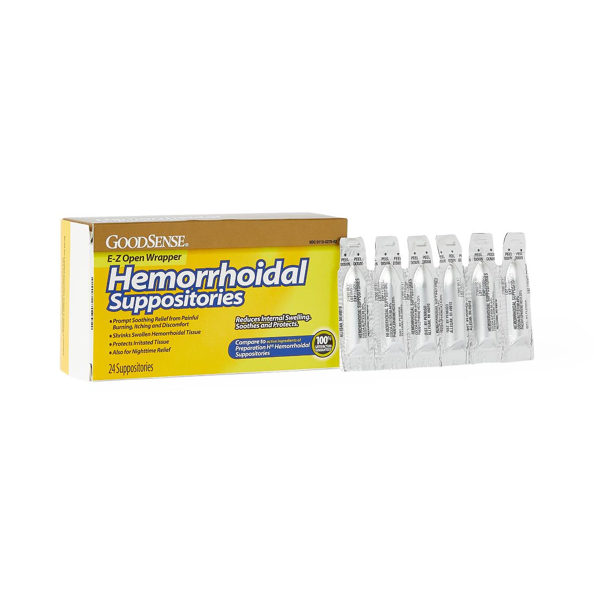 Hemorrhoidal Suppositories and Pads | Medline