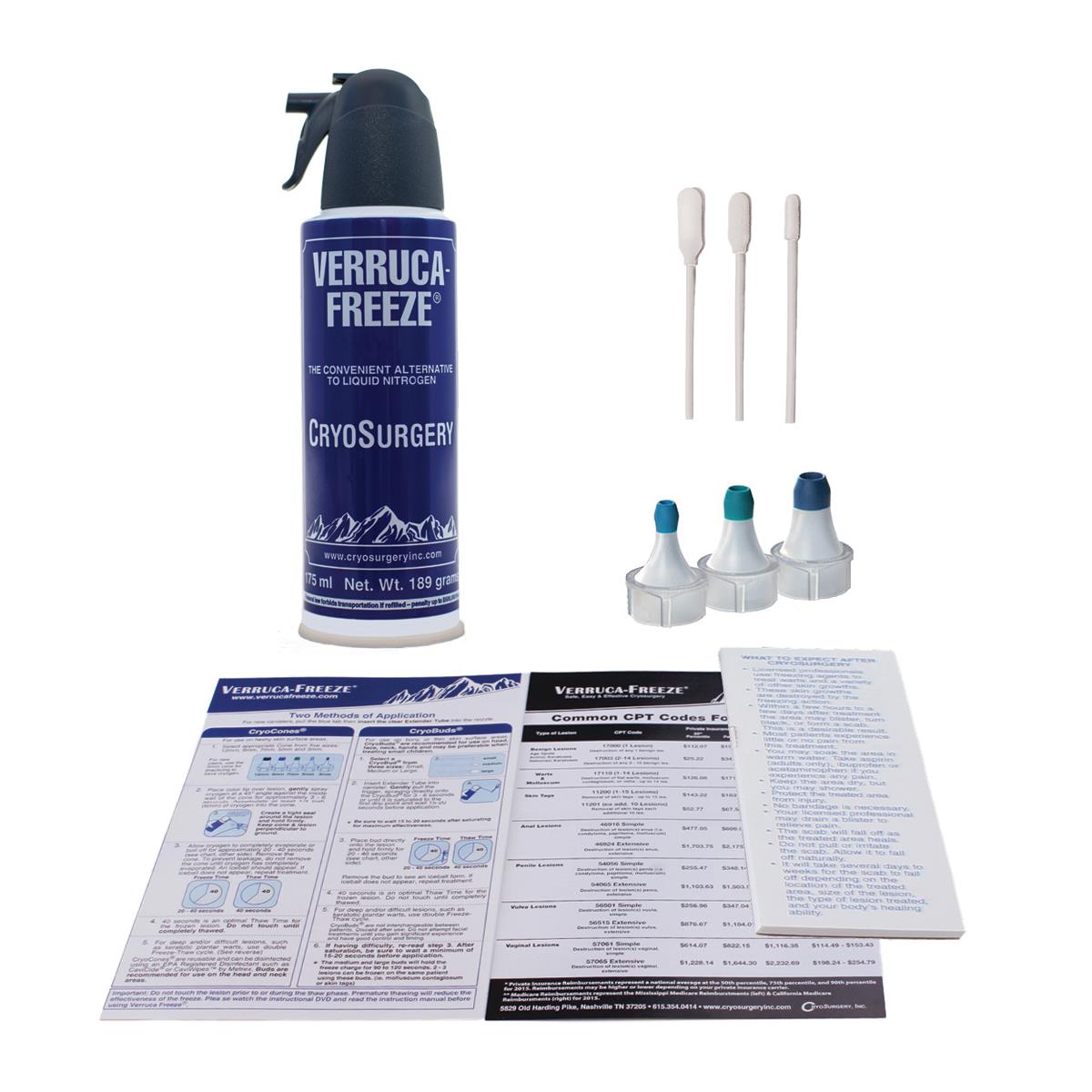Verruca-Freeze Cryotherapy and Cryosurgery Kits | Medline
