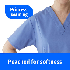 ComfortEase Women's 2-Pocket Scrub Tops (Style 8801) | Medline