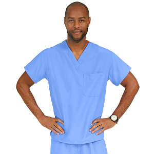 PerforMAX Unisex Reversible 1-Pocket Scrub Tops with Chest Pocket ...