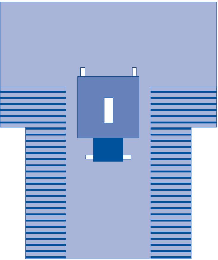 Medline Laparotomy Surgical T-Drape with Instrument Pad | Medline