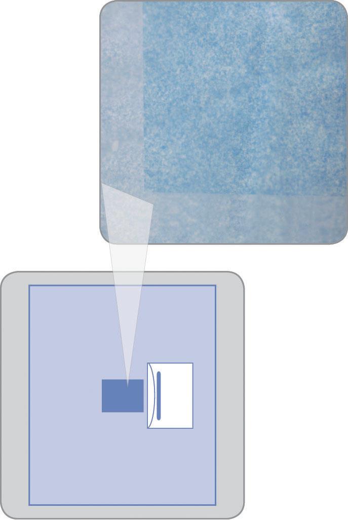 Invisishield Ophthalmic Incise Drapes with Fluid Pouch | Medline