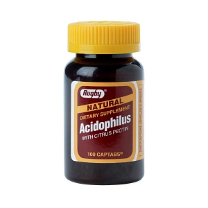Acidophilus Caplet with Citrus Pectin by Rugby | Medline Industries, Inc.