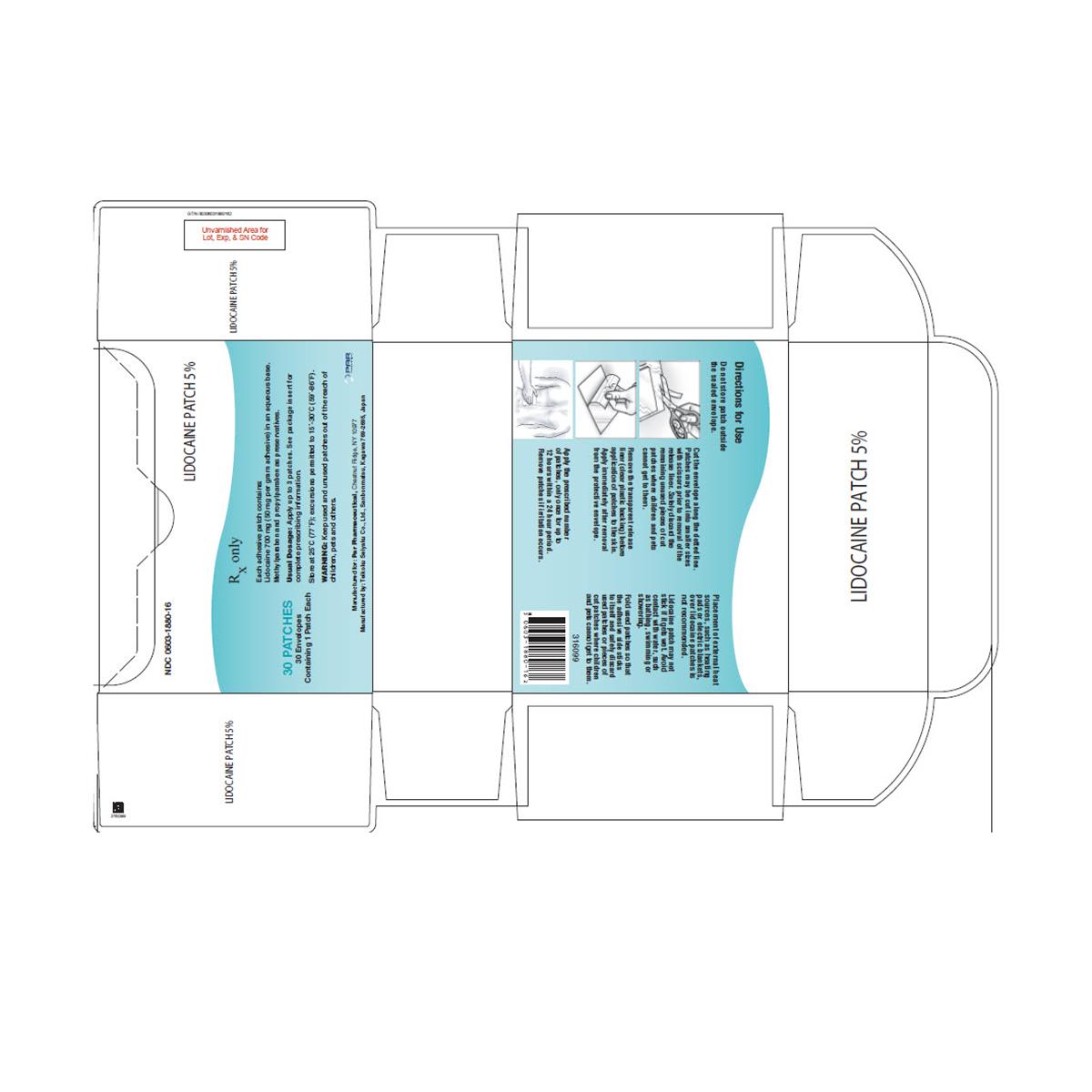 PAR Lidocaine Patch | Medline