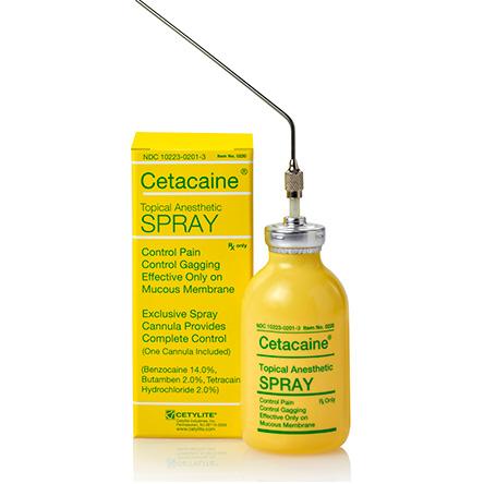 Cetacaine Topical Anesthetic Spray | Medline