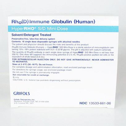 HyperRho S/D Mini Dose Injection | Medline