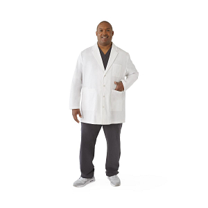 Medline Unisex Consultation-Length Labs Coats | Medline Industries, Inc.