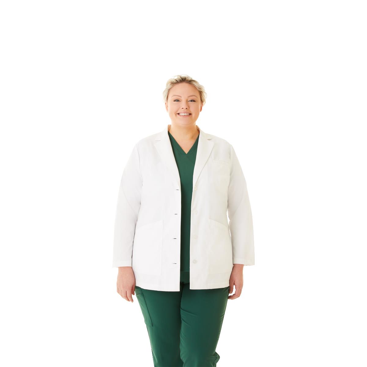 Medline Women's Classic Consultation-Length Lab Coats | Medline