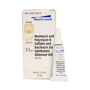 Neomycin, PolymyxinB and Bacitracin Zinc Ophthalmic Ointment | Medline ...