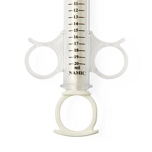 Namic Angiographic 20 mL Control Syringes with Rotator | Medline