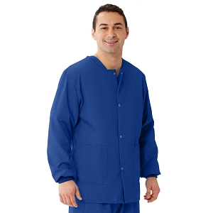 AngelStat Sapphire Unisex Scrub Jackets | Medline Industries, Inc.