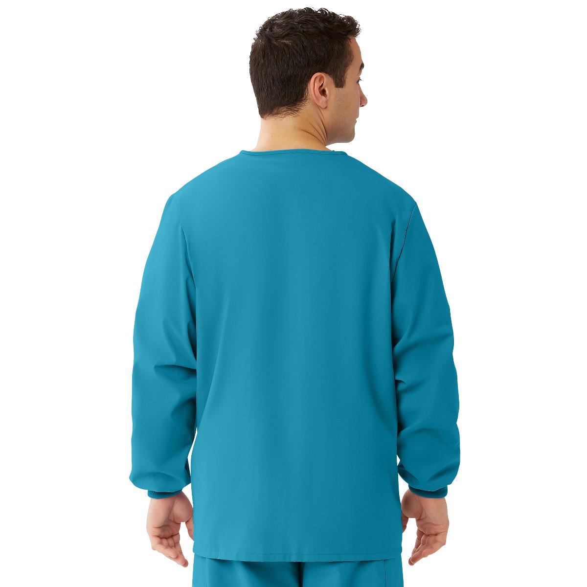 AngelStat Style 849 Unisex Scrub Jackets - Peacock | Medline
