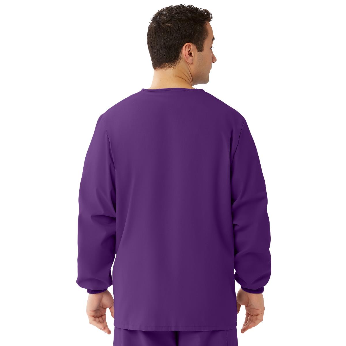 AngelStat Purple Unisex Scrub Jackets | Medline