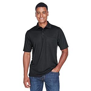 Broder Bros Men's Polyester Polos with Pocket | Medline Industries, Inc.