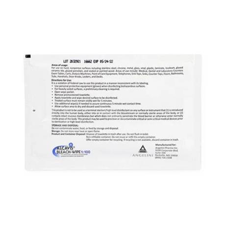 Alcavis Bleach Wipes | Medline