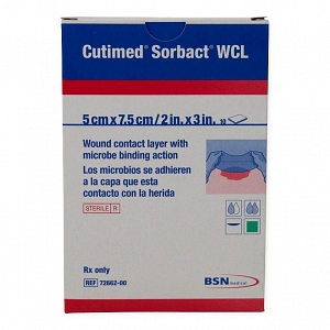 Cutimed Sorbact WCL Wound Contact Layer Dressings | Medline Industries ...