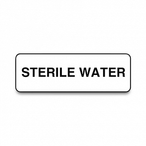 Centurion White Sterile Water Labels | Medline Industries, Inc.