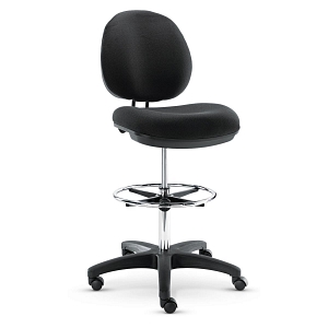 Faux-Leather Swivel Task Stool | Medline Industries, Inc.
