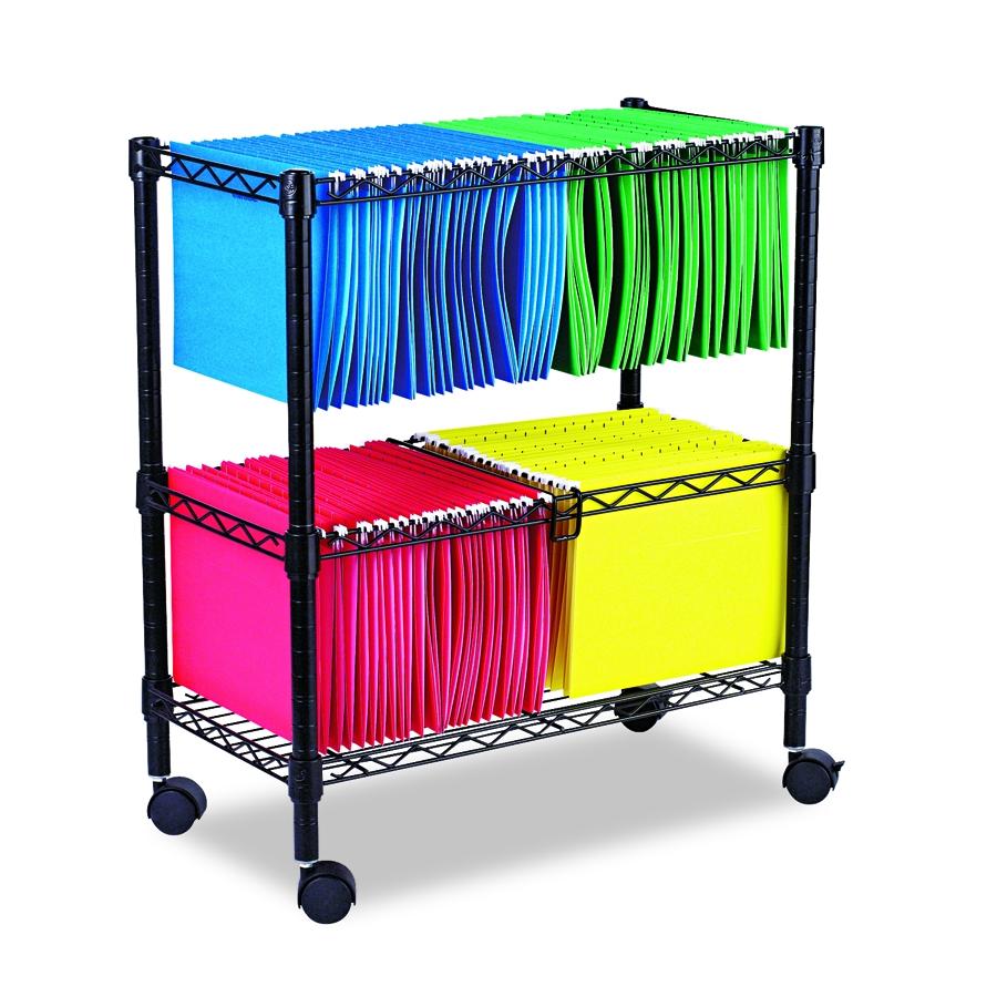 14" x 26" Double-File Mobile Cart | Medline