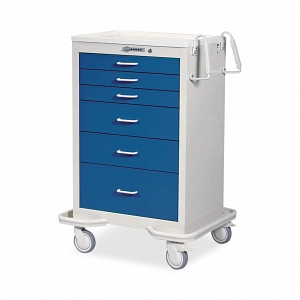 AliMed Standard Series 6-Drawer Anesthesia Cart | Medline