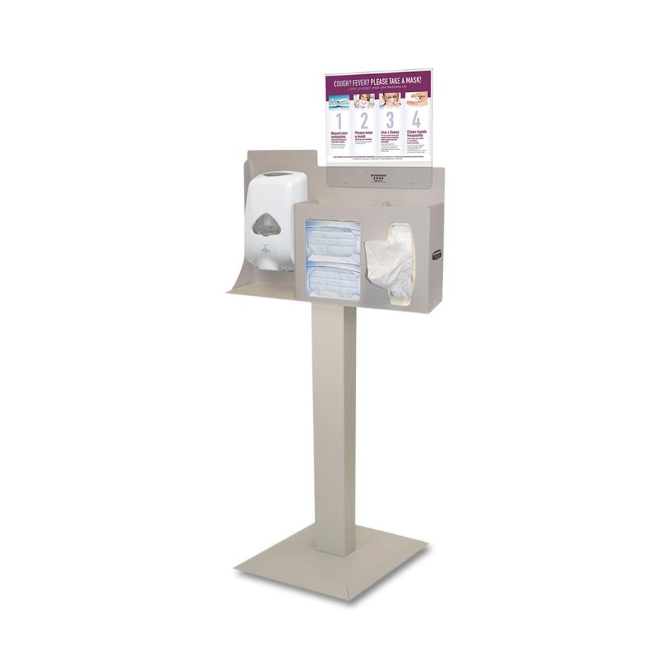 Bowman Cover Your Cough Hygiene Compliance Station | Medline