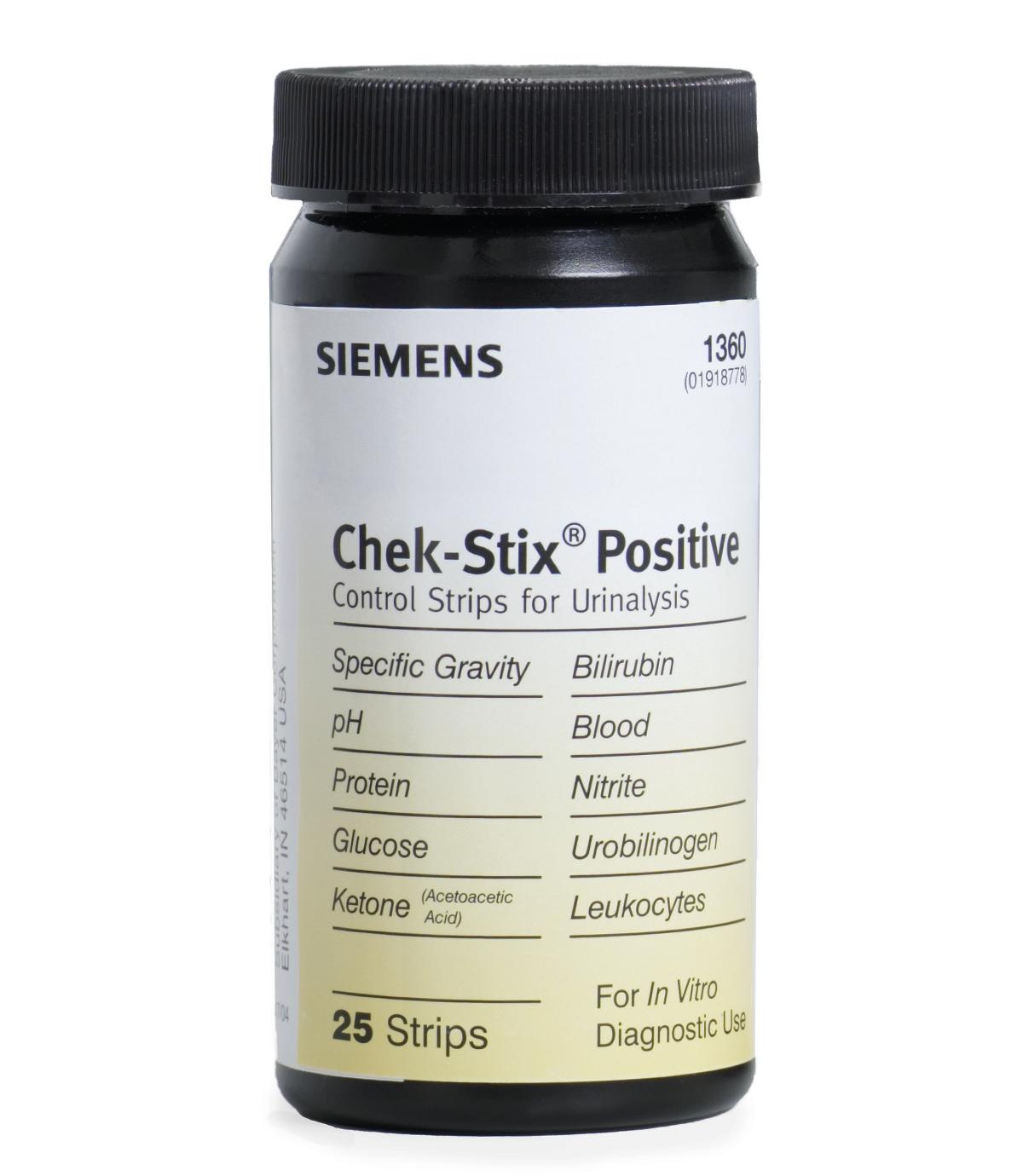 Chek-Stix Urinalysis Positive and Negative Control Strips | Medline