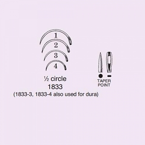 Taper Point 1/2 Circle Eye Needles | Medline Industries, Inc.