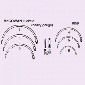 McGowan Needle 1/2 Circle Taper Pt | Medline Industries, Inc.