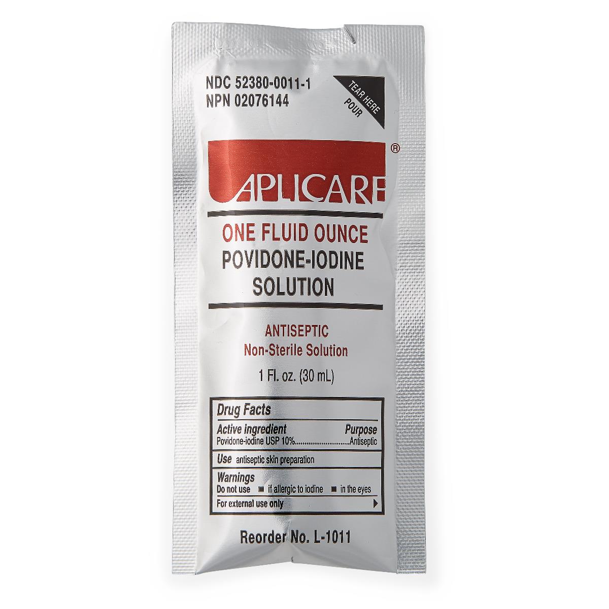 Aplicare Povidone-Iodine Liquid Pouch | Medline