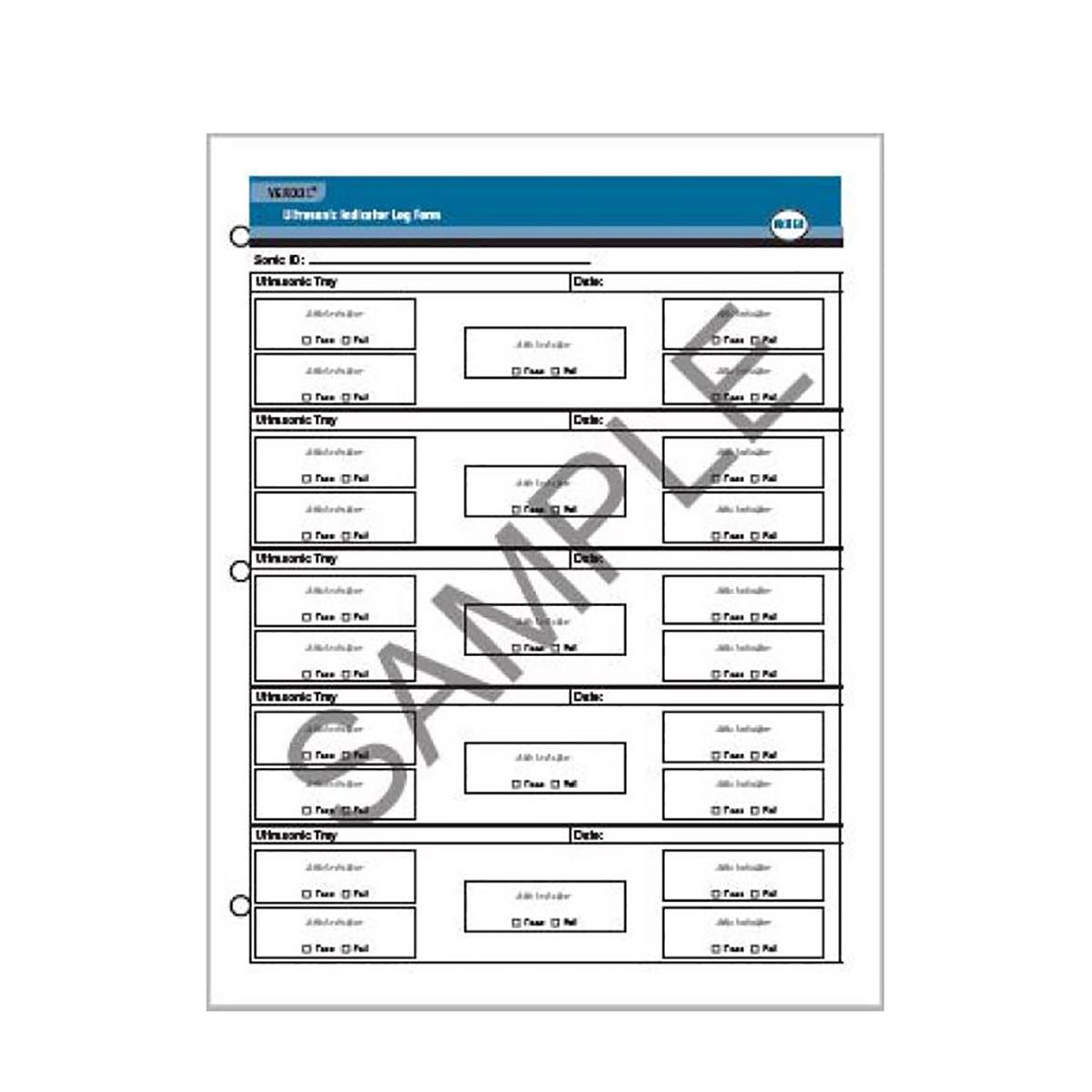 Verdoc Ultrasonic Indicator Log Forms | Medline