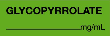 Medline Glycopyrrolate Labeling Tapes | Medline