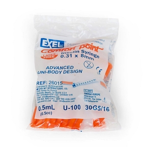EXELint Insulin Syringes with Fixed Needle | Medline Industries, Inc.