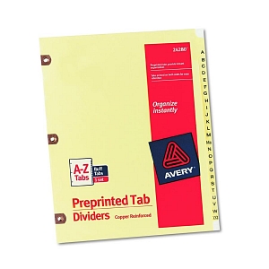 Copper Preprinted Tab Dividers | Medline Industries, Inc.