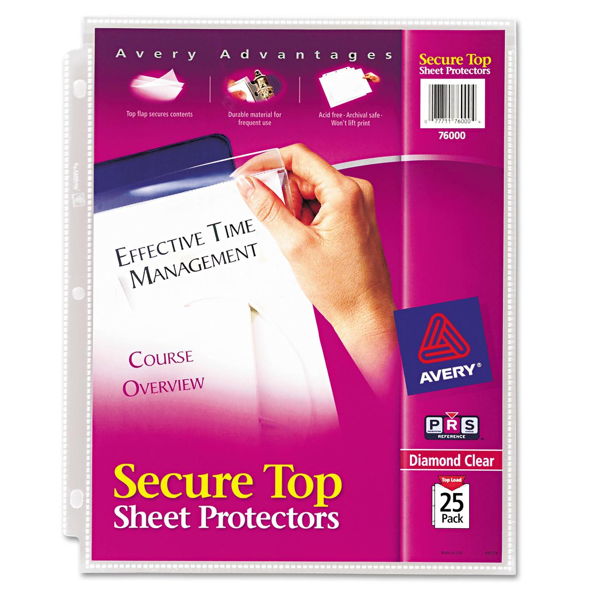 Secure Top Sheet Protectors | Medline