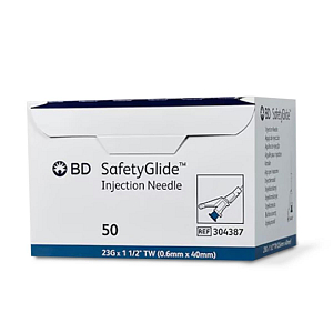 BD SafetyGlide Shielding Sterile Hypodermic Needles | Medline