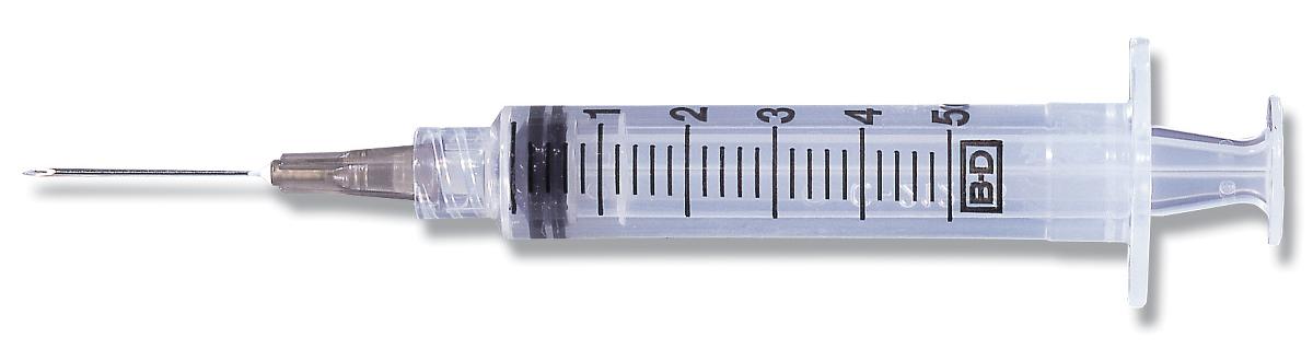BD Sterile Syringes with Luer-Lok Tip and Detachable Needle | Medline