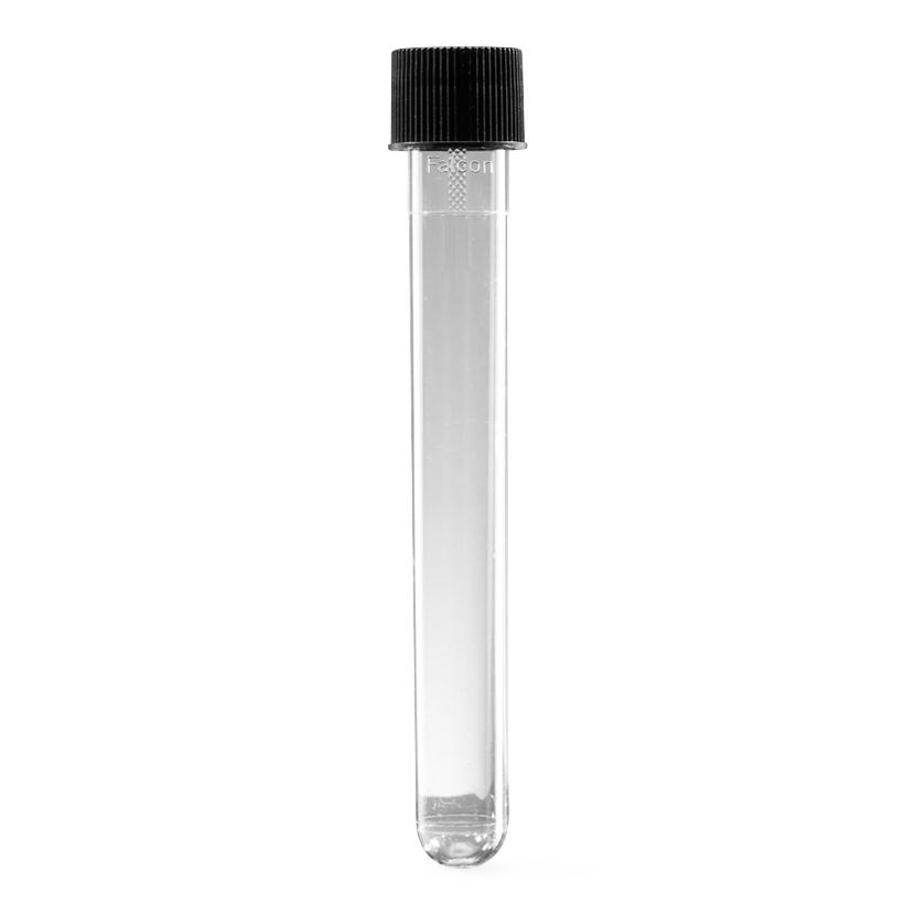 Falcon PS Round-Bottom Test Tubes with Screw Caps | Medline