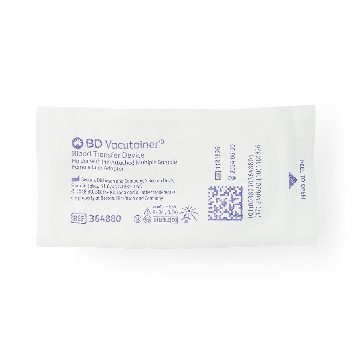 BD Vacutainer Blood Transfer Devices | Medline