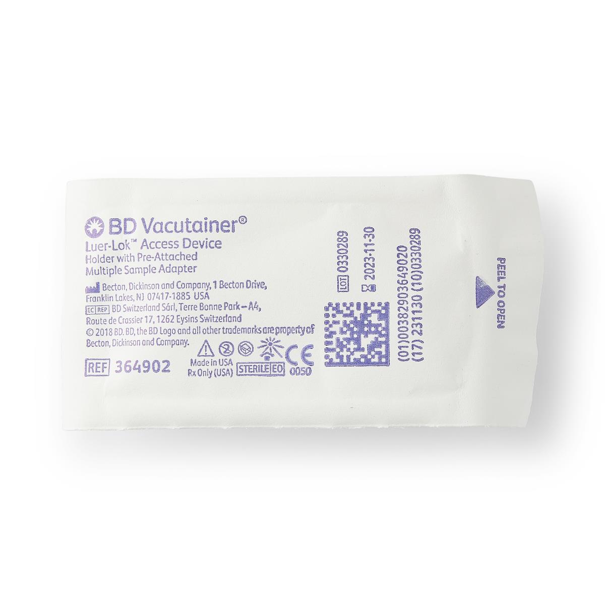 BD Vacutainer Luer-Lok Access Devices | Medline