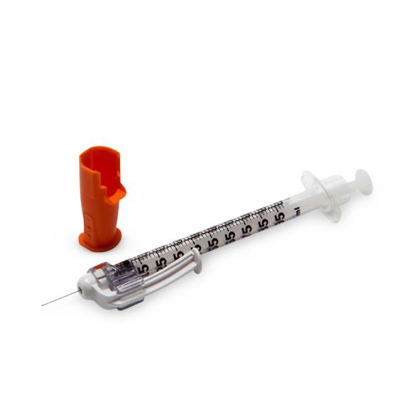 BD SafetyGlide Tuberculin Syringes | Medline