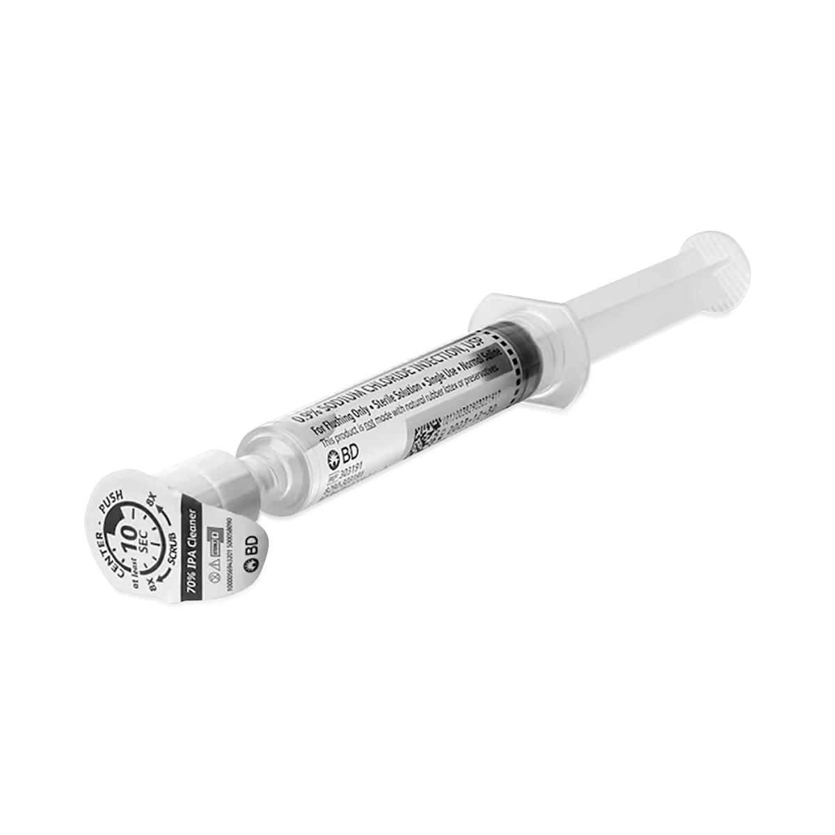 PosiFlush SafeScrub Prefilled Saline Syringes | Medline