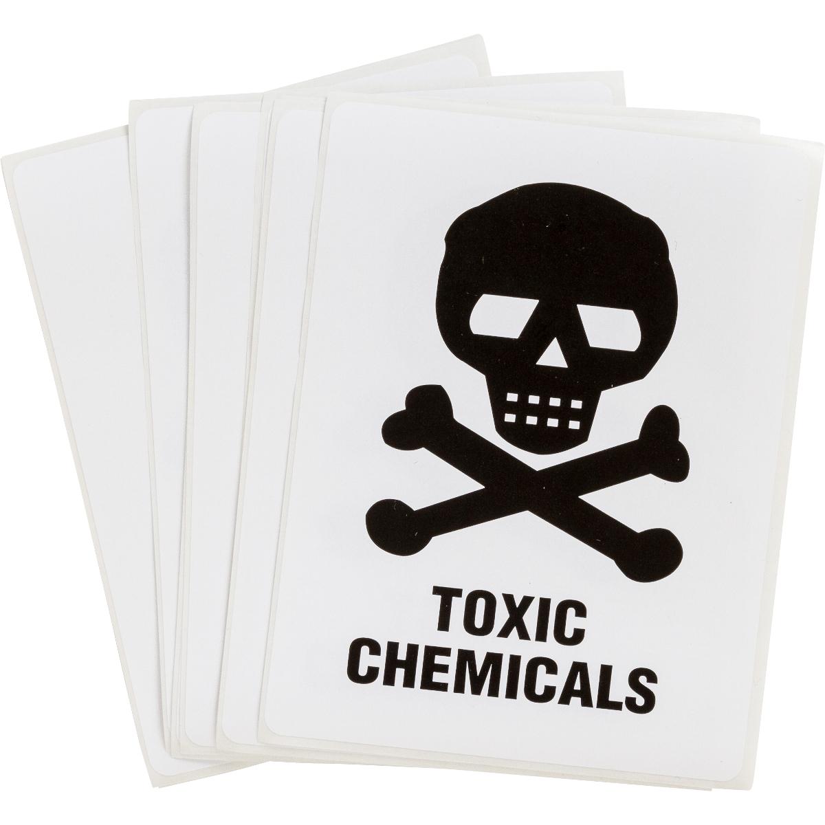 Hazard ID Toxic Chemicals Signs | Medline