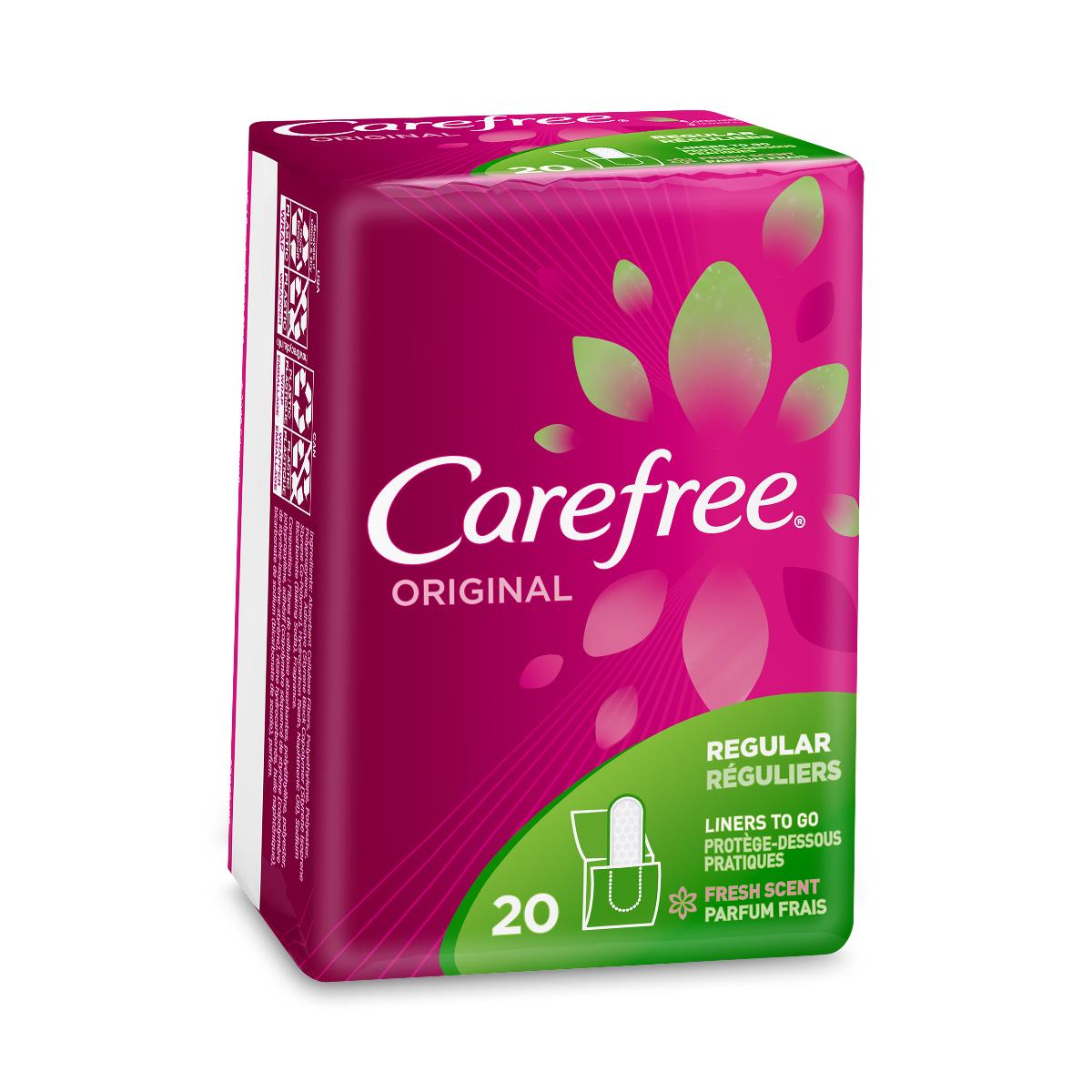 Carefree Scented Pantiliners with Baking Soda | Medline