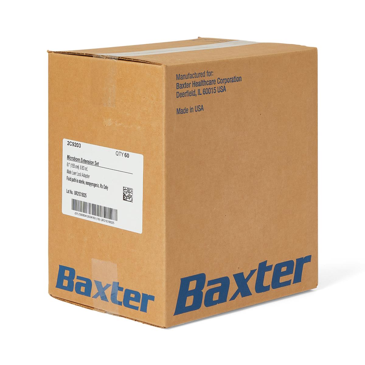 Baxter Microbore Extension Set with Silver | Medline