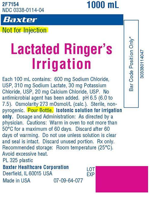 Lactated Ringer's Irrigation Solution | Medline