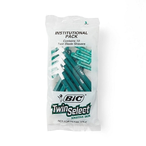 Disposable Twin Blade Sensitive Skin Unisex Razors | Medline Industries ...