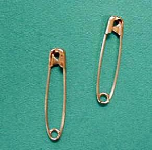 Gold Brass Sterile Safety Pins by Bioseal | Medline Industries, Inc.