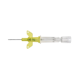 Introcan Safety Polyurethane IV Catheters with Winged Hub | Medline