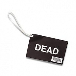 Kingfisher Medical Barcoded Triage Deceased Tag | Medline