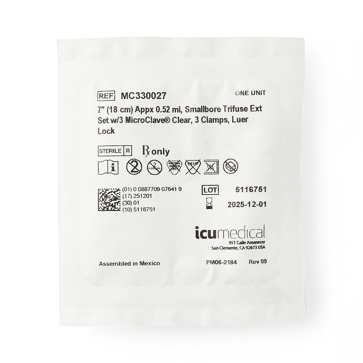 ICU Medical Trifuse Extension Sets | Medline